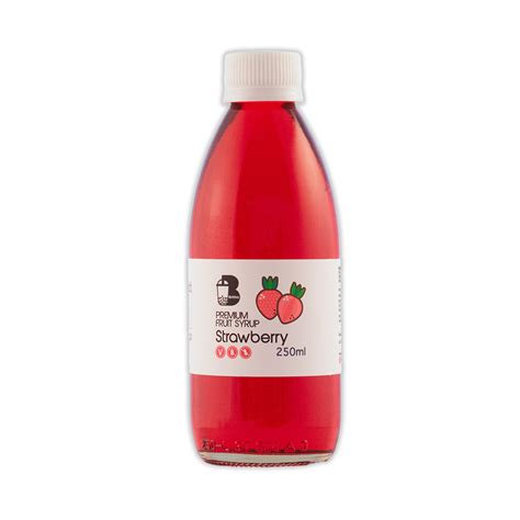 Strawberry Bubble Tea Syrup The Bubble Tea Shop Online