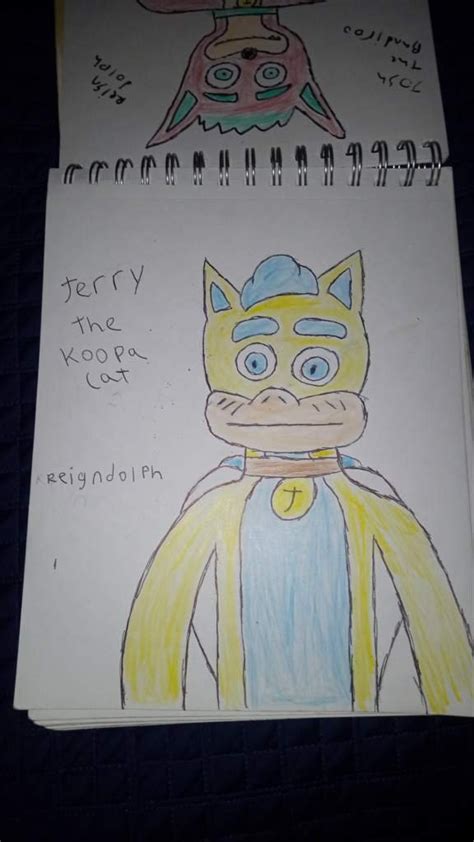 Jerry The Koopa Cat Colored In Half Body Art Amino