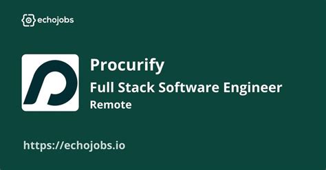 procurify is hiring full stack software engineer usd 103k 130k remote