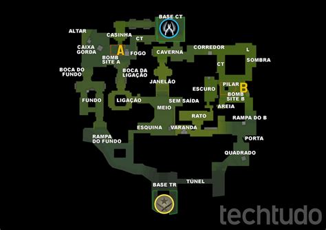 Ancient No CS GO Veja Nomes Dos Lugares No Mapa Competitivo Do Jogo