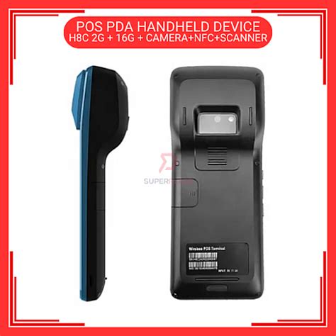 H8c Android 11 2g Plus 16g Camera Nfc Scanner Mobile Handheld Pos Pda Terminal Receipt Printer