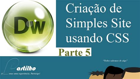 Dreamweaver Cs6 E Simples Site Em Css Parte 5 Youtube