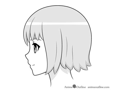 How To Draw Anime Girl Face Side View