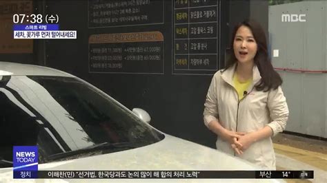 스마트 리빙 꽃가루 묻은 차량 자동 세차 주의 네이버 Tv