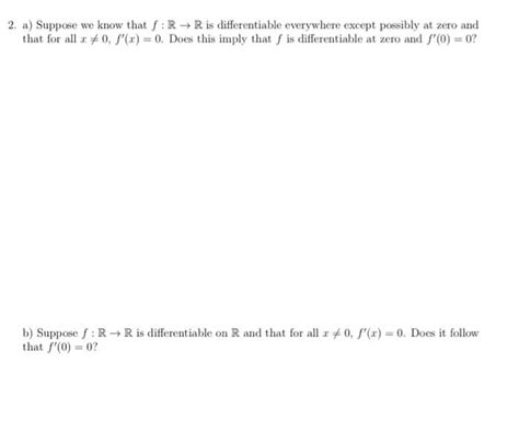 Solved Real Analysis Please Prove And Explain It Using
