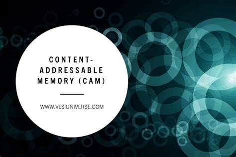 cam cell in memory and its application 2021 vlsi universe