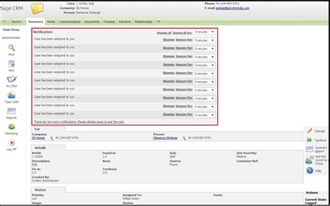 notification features in sage crm v7 2 sage crm tips tricks and