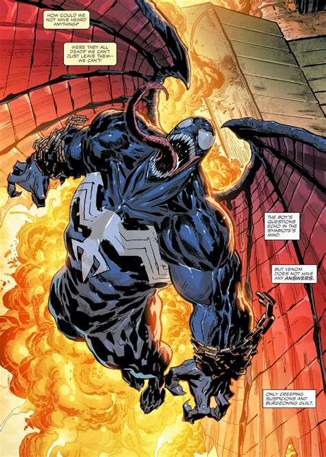 Marvel Universe The Demons Flight Symbiote With Wings Venom Comic