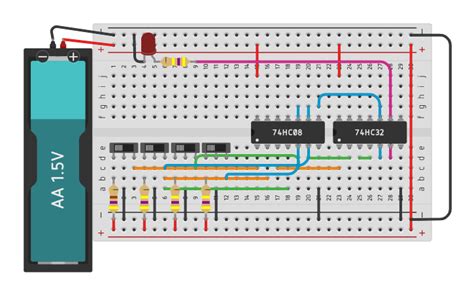 Circuit Design Teste Tinkercad