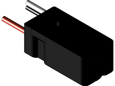 adafruit 3mm ir break beam sensor 3d cad model library grabcad