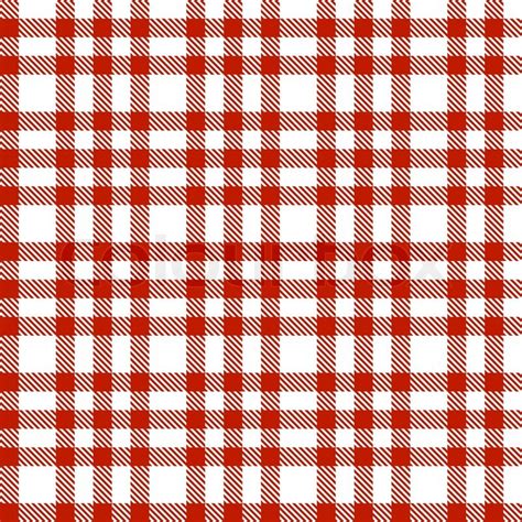 Red Checkered Pattern Endless Stock Vector Colourbox