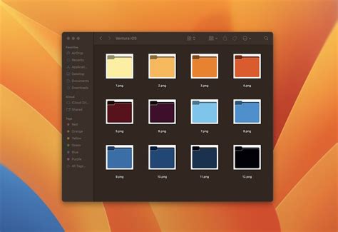 Desktop Folder Icons Mac Os Ventura Etsy