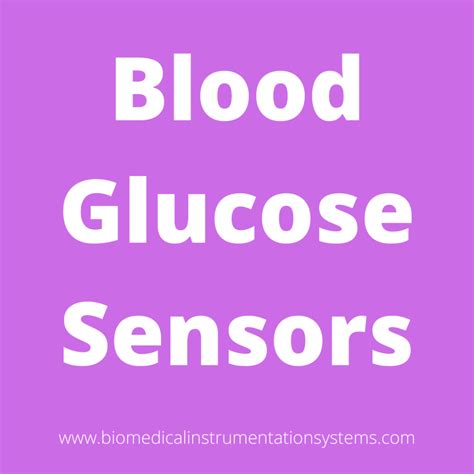 Blood Glucose Sensors