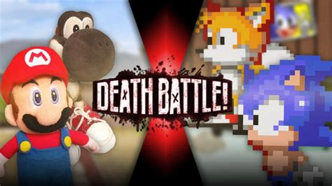 Sml Mario And Black Yoshi Vs Dorkly Sonic And Tails Rdeathbattlematchups