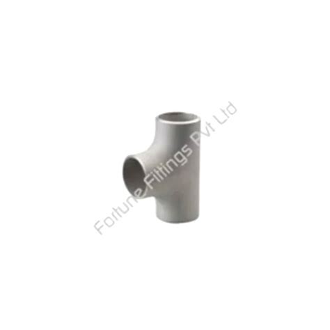 Pipe Equal Tee Mild Steel Round Section Shape Silver Powder Coated