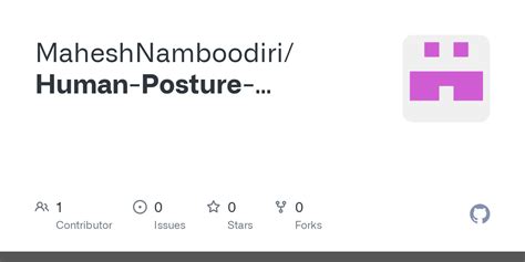 Github Maheshnamboodiri Human Posture Monitoring