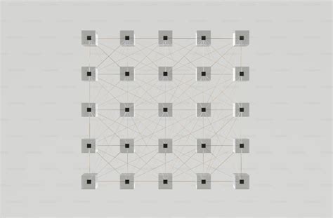 검은 사각형이있는 흰색 사각형 사진 Unsplash의 신경망 이미지