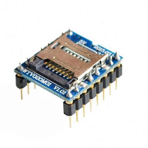 Amazon Com Wtv Wtv Sd Wtv Sd Ss Mini Sd Card Mp Sound Module For Pic Uno R