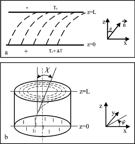 A Hybrid Aligned NLC Cell And B Cylindrical Hybrid Oriented NLC Cell Download Scientific