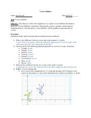 Exploring Vector Addition Lab Assignment Guide Course Hero
