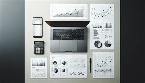Premium Photo Modern Analytics Workspace With Graphs And Charts