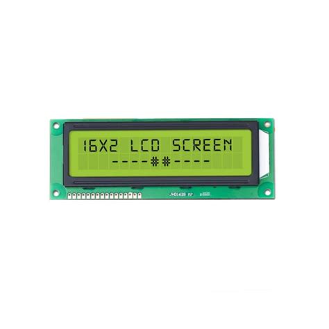 16x2 1602 Jumbo Character Lcd Display Green Color