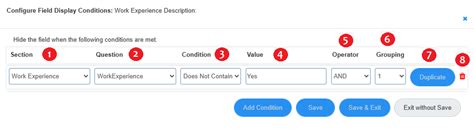 Adding Conditional Logic On Questions Communityforce
