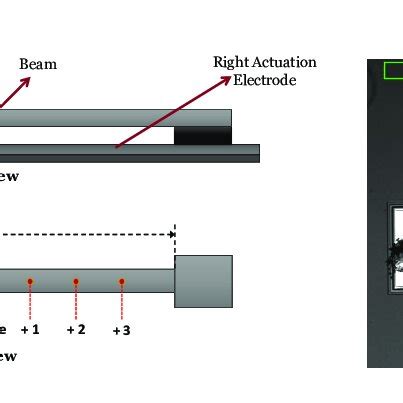 MEMS Device Under Test A Side And Top Views Showing The Locations Of Download Scientific