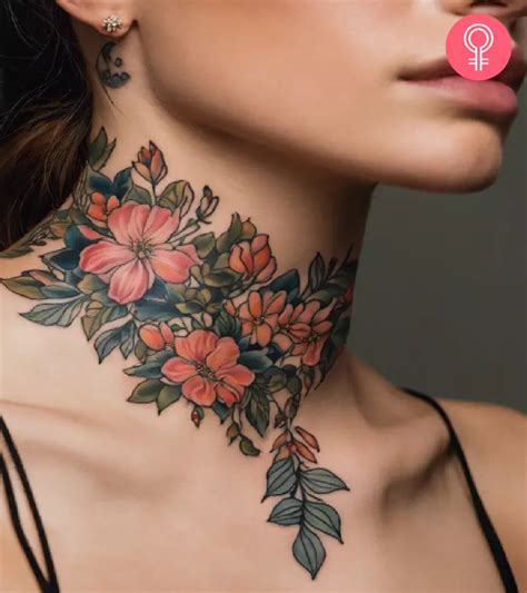 Unique Female Neck Tattoos 40 Awesome Neck Tattoo Ideas For Men