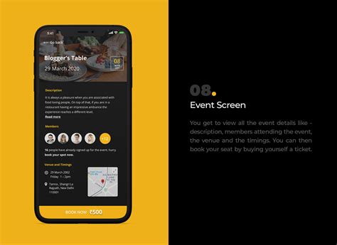 Luxury Event Booking App Mobile UI UX Design On Behance
