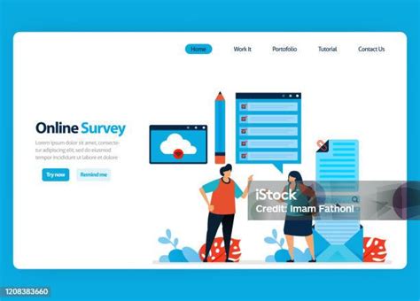 인터넷 및 검증 소프트웨어로 설문조사를 작성하여 온라인 설문조사 및 시험을 위한 방문 페이지 디자인 문서 템플릿 Ui Ux 웹 웹 사이트 모바일 앱 배너 전단지에 대한 평면