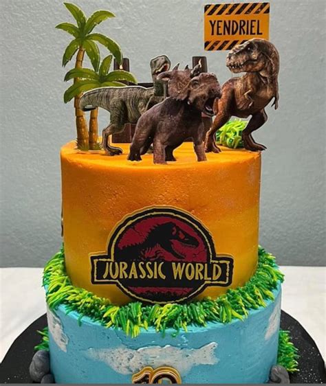 Jurassic World Cake Topper Jurassic World Dinosaurs Etsy