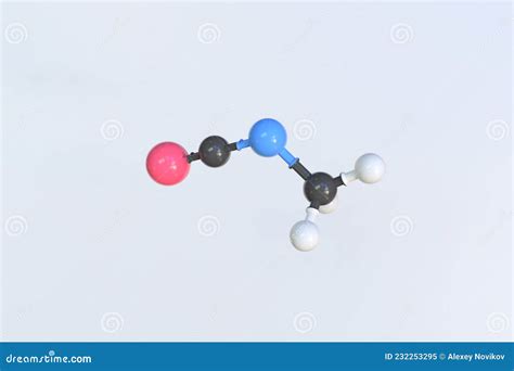 Methyl Isocyanate Mic Toxic Molecule Important Chemical That Was Responsible For Thousands Of