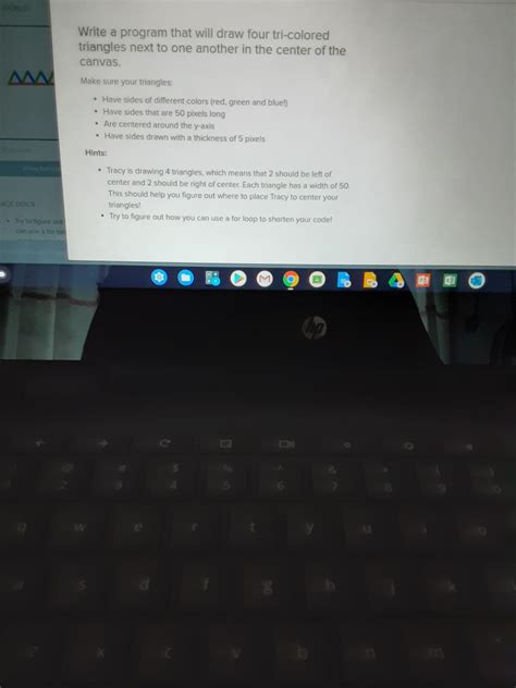 Four Colored Triangles Help Plz Rcodehs