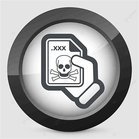 Infected File Icon File Bug Click Vector File Bug Click Png And