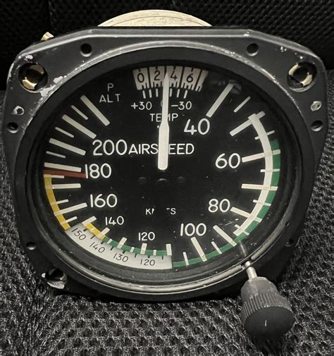Qs2 True Airspeed Indicator 8125b 97 United Instruments Aviation Instrument Services Pty Ltd
