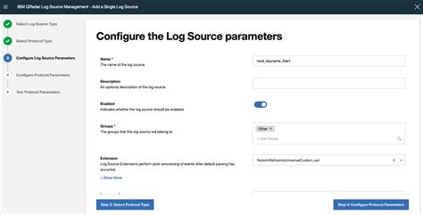 Create The Log Source