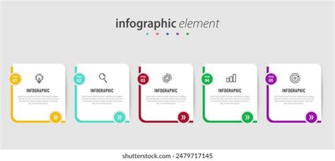 Modern Infographic Business Template Data Visualization Stock Vector Royalty Free 2484682291