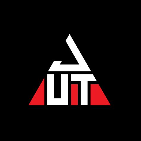 Jut Triangle Letter Logo Design With Triangle Shape Jut Triangle Logo