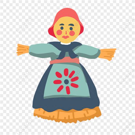 마스코트 드레스에서 만화 일러스트 잔디 남자가족러시아 Png 일러스트 무료 다운로드 Lovepik