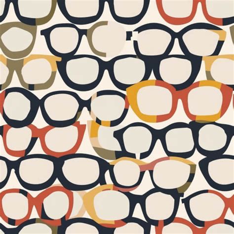 Download Colorful Glasses Seamless Pattern For Creative Decor Patterns Online Creative Fabrica
