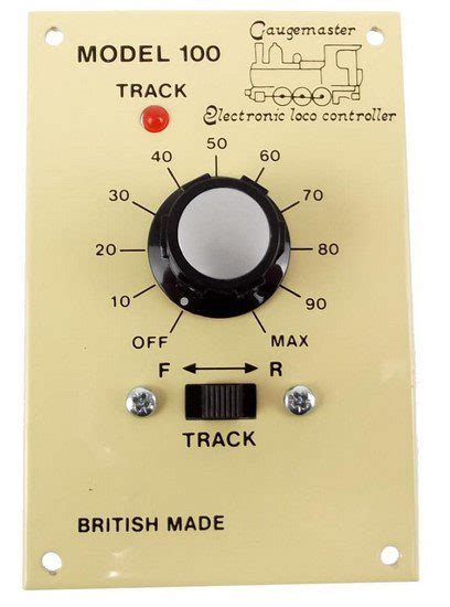Gaugemaster Gmc 100 Single Track Panel Mounted Controller Woodpecker