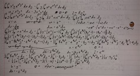 [college Calc Iii] Intered Integral Of Exponential Not Converging R Homeworkhelp