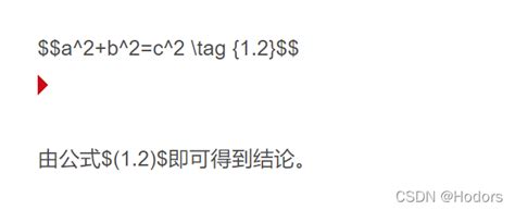 markdown给公式添加编号 markdown 公式编号 csdn博客