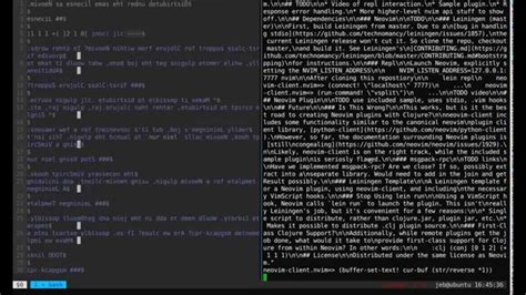 Neovim Via Clojure Repl Youtube