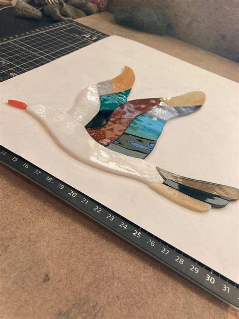 Full Moon Halloween Stained Glass Cat Pattern Glassyrock Arts