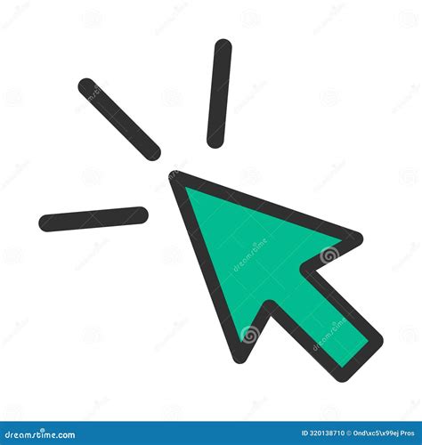 click icon arrow mouse web button cursor digital design vector