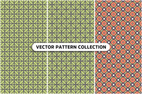 원활한 패턴 모음 무료 벡터