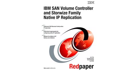 IBM SAN Volume Controller And Storwize Family Native IP Replication Book