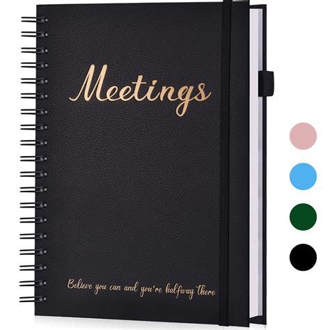 Mua Meeting Notebook For Work With Action Items Work Notebooks For Note Taking And Agenda